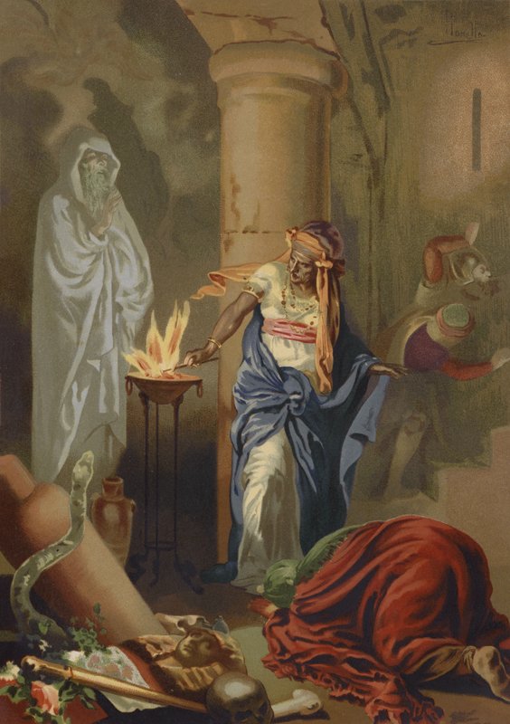 The Witch of Endor Summoning the Spirit of Samuel